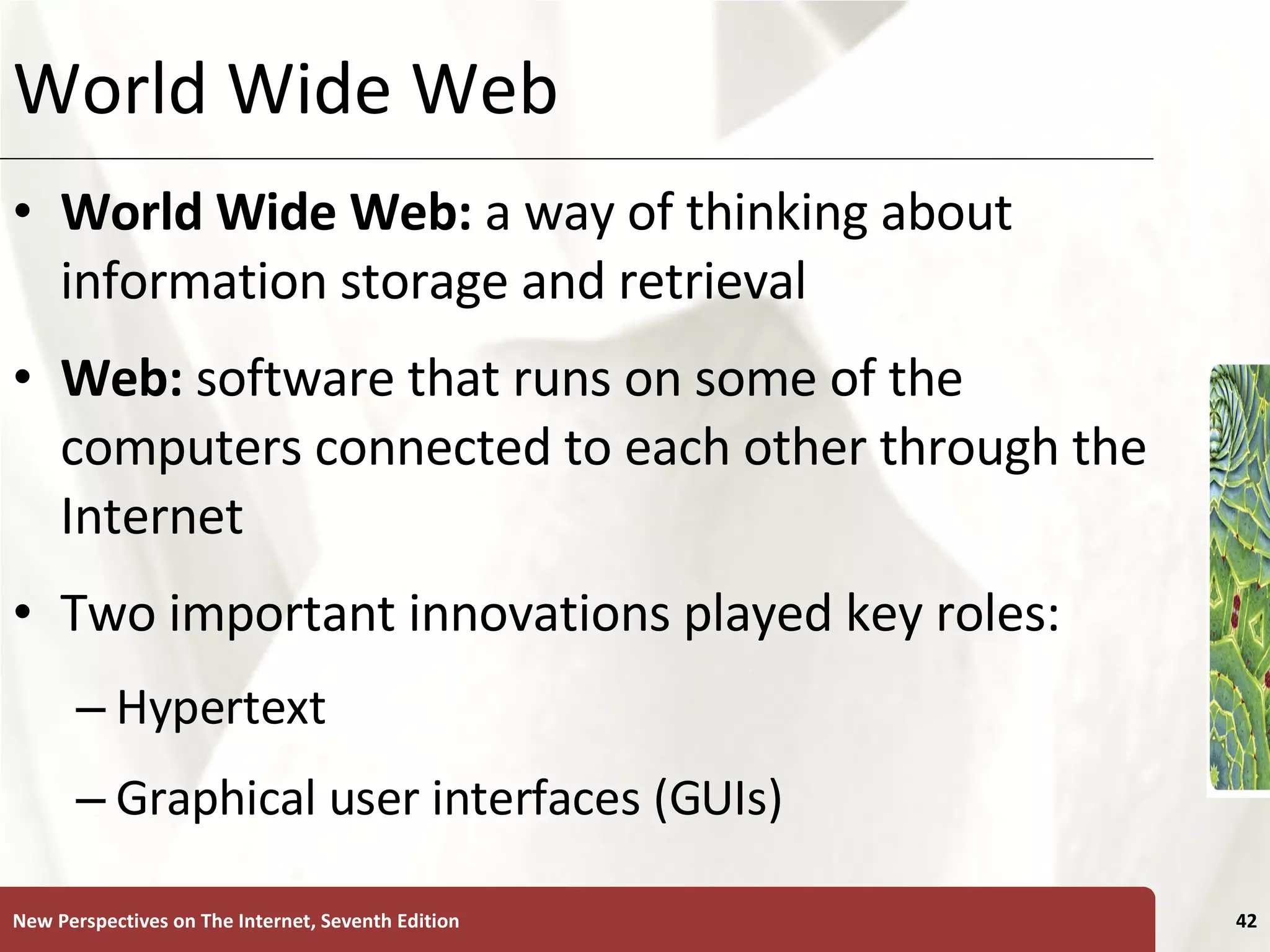 The Internet and the World Wide Web | PPT