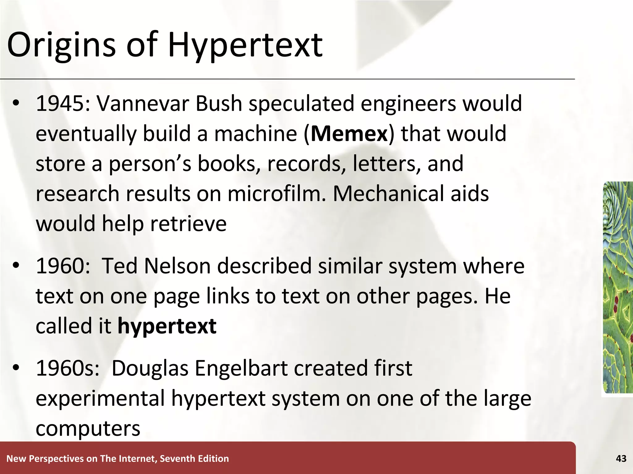 The Internet and the World Wide Web | PPT