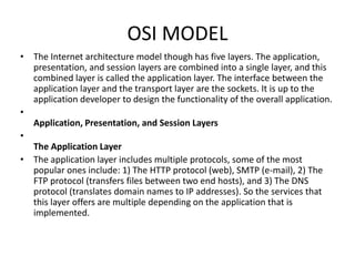 INTERNET ARCHITECTURE.pptx | Computer Networking | Computing