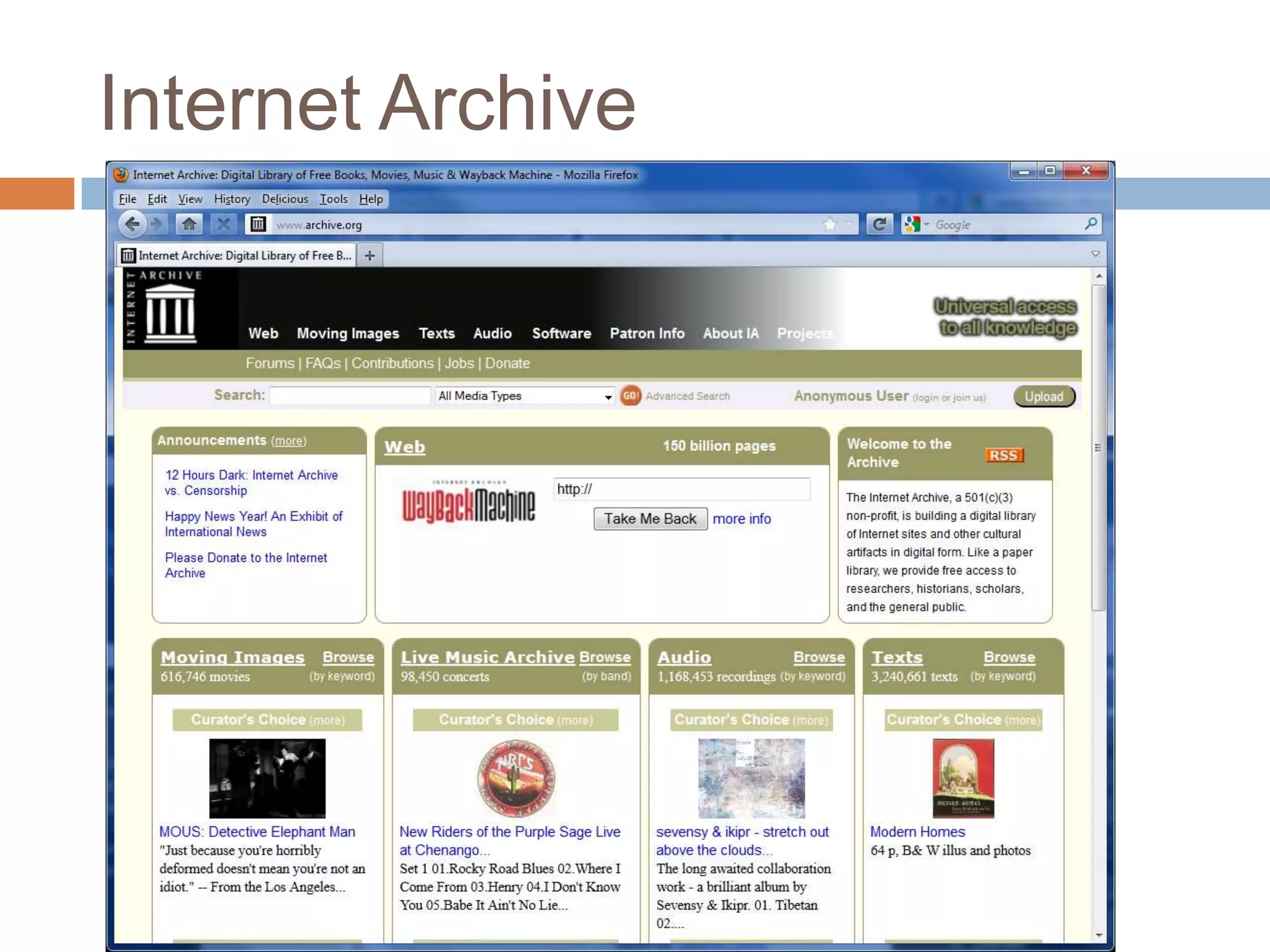 Internet Archive and Open Library | PPTX