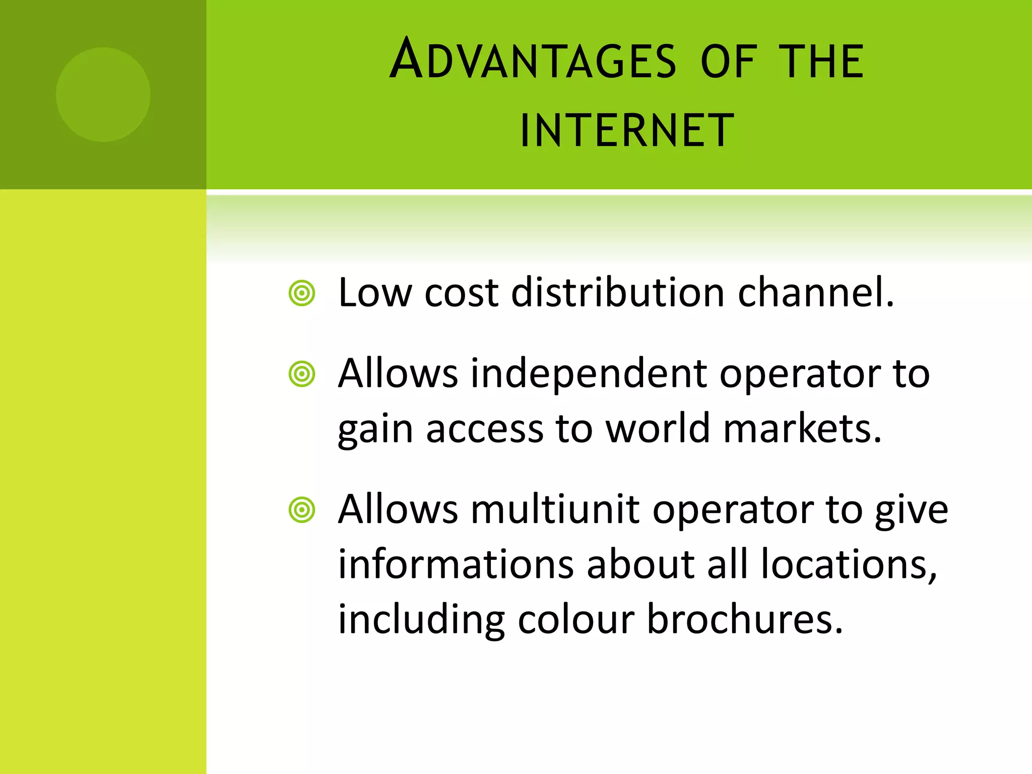Internet as a distribution channel(titto sunny) | PPT