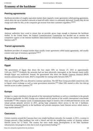 Internet backbone : Notes | PDF