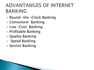 Internet Banking | PPTX