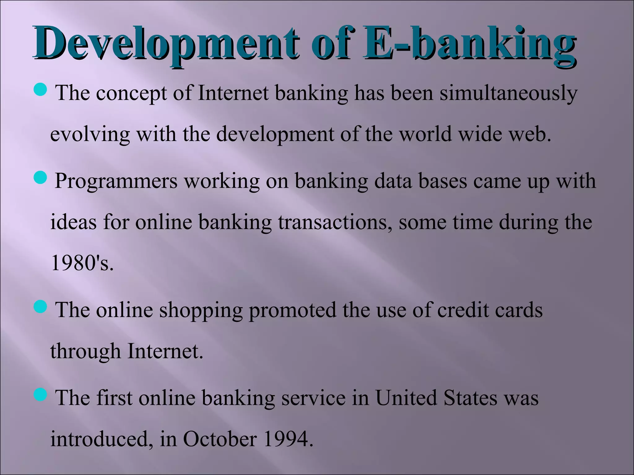 Internet banking PPT PRESENTATION | PPT