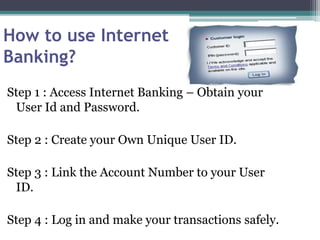 Internet banking | PPTX | Internet Service Providers | Home Utilities