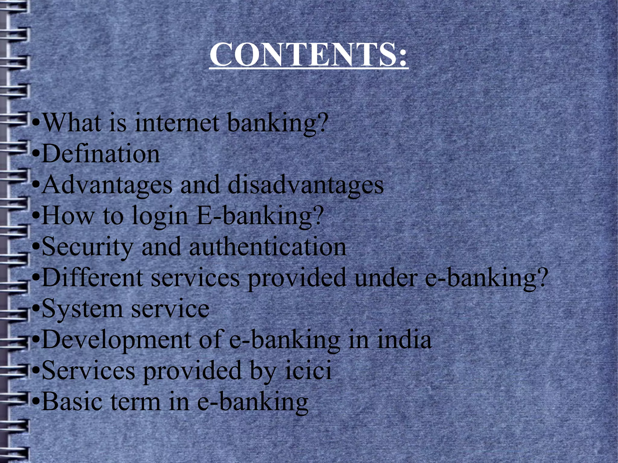 Internet banking. | ODP