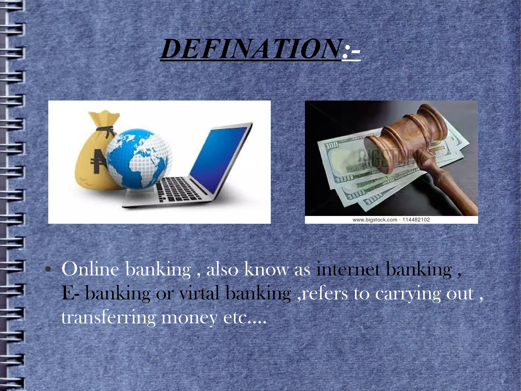 Internet banking. | ODP