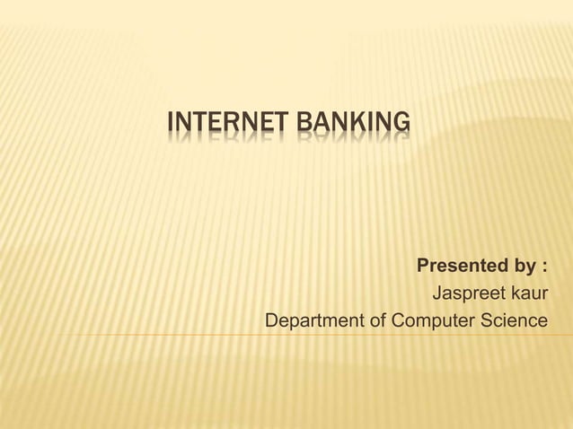 Internet banking | PPT