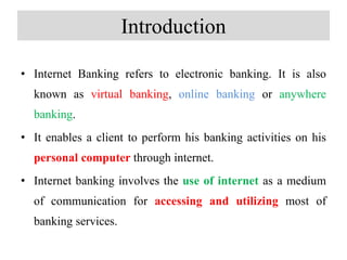 Internet banking | PPTX