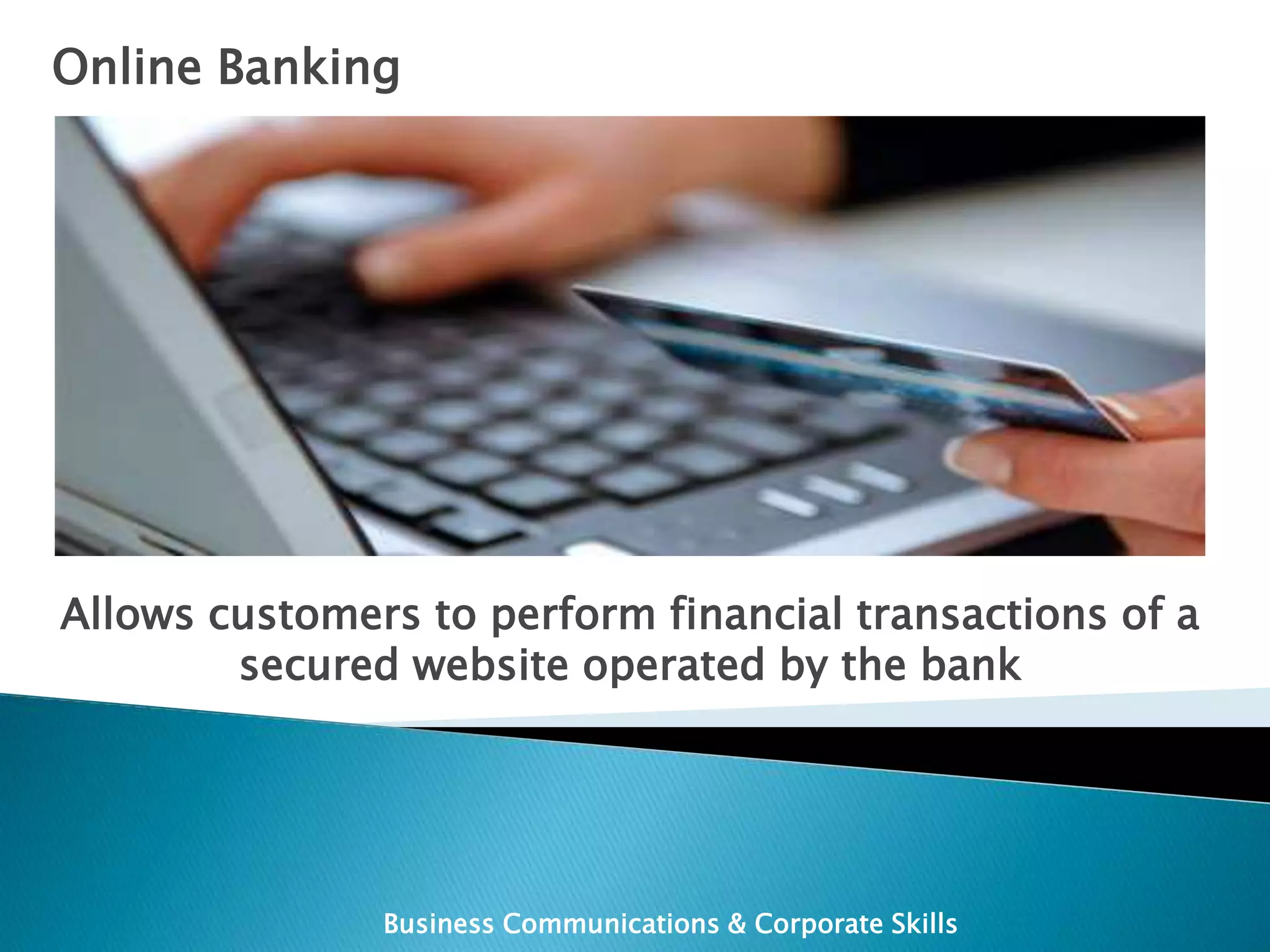 Internet banking and its pros & cons | PPTX