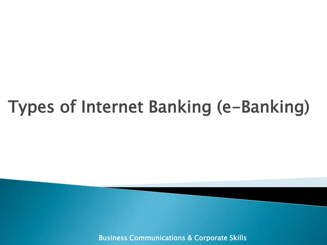 Internet banking and its pros & cons | PPTX | Internet Service Providers | Home Utilities