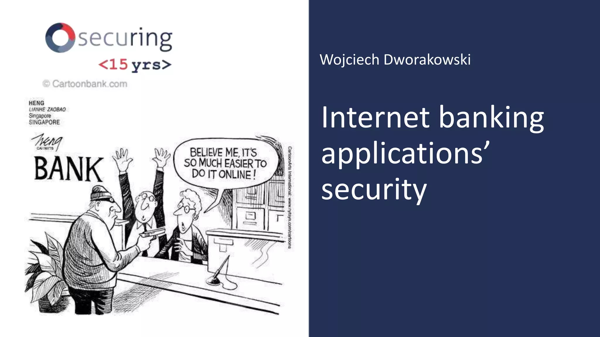 Internet banking applications' security | PPTX