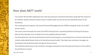 Internet Banking - NEFT and RTGS | PPTX