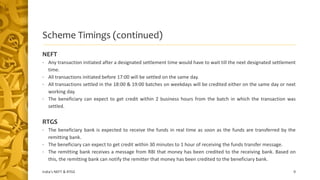 Internet Banking - NEFT and RTGS | PPTX
