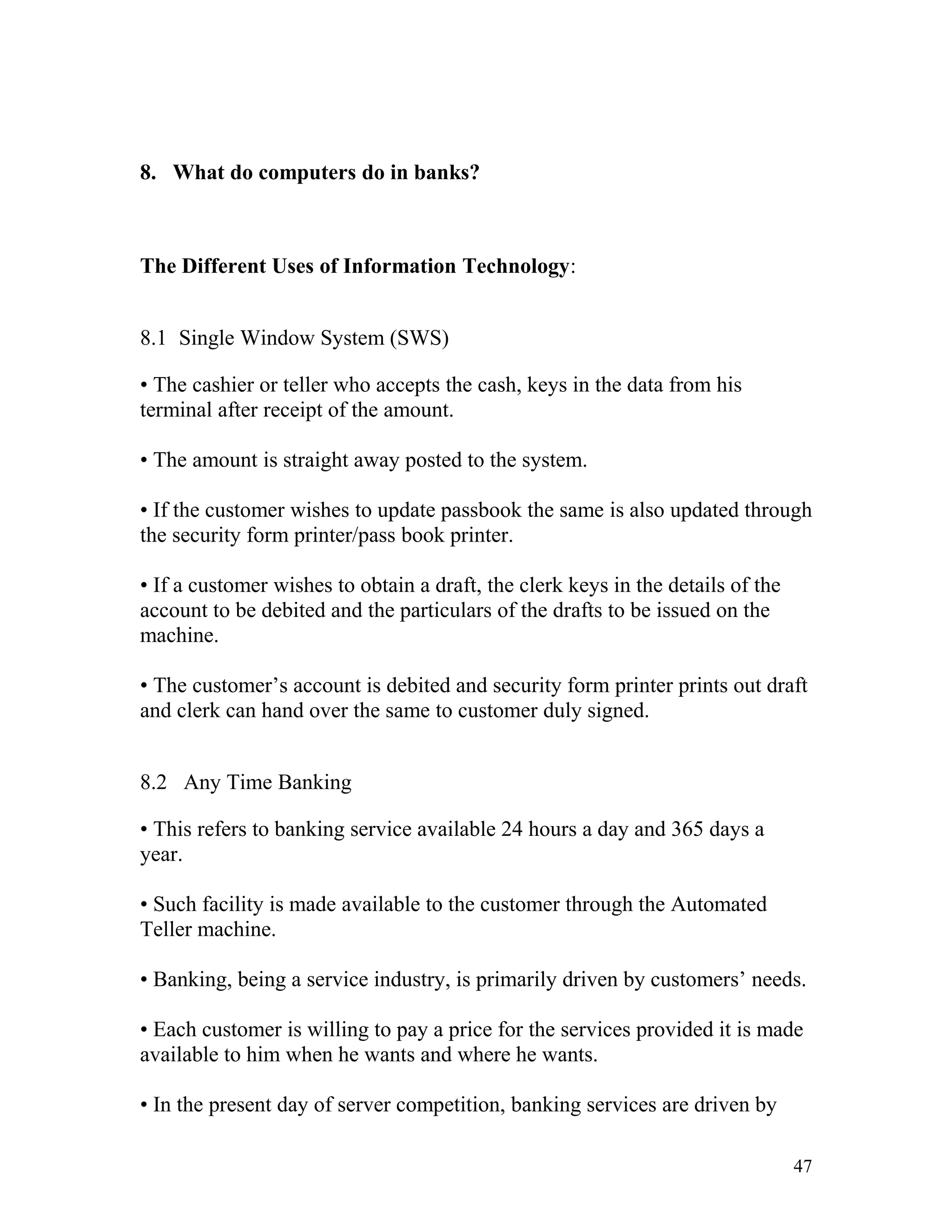 Internet banking project | DOC | Internet | Computing