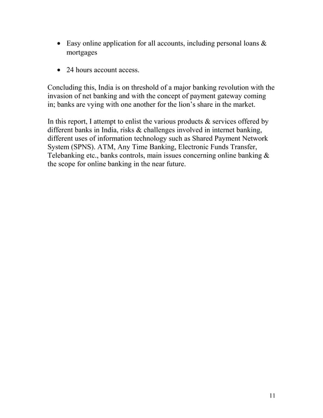 Internet banking project | DOC | Internet | Computing