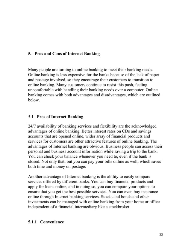 Internet banking project | DOC | Internet | Computing