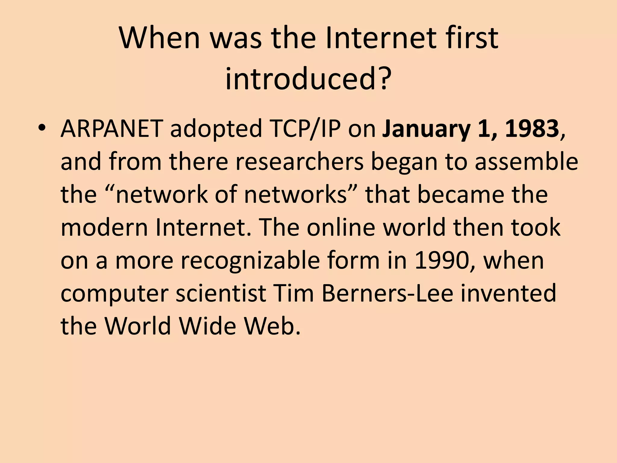 Internet based communication | PPTX