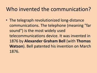 Internet based communication | PPTX