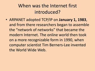 Internet based communication | PPT