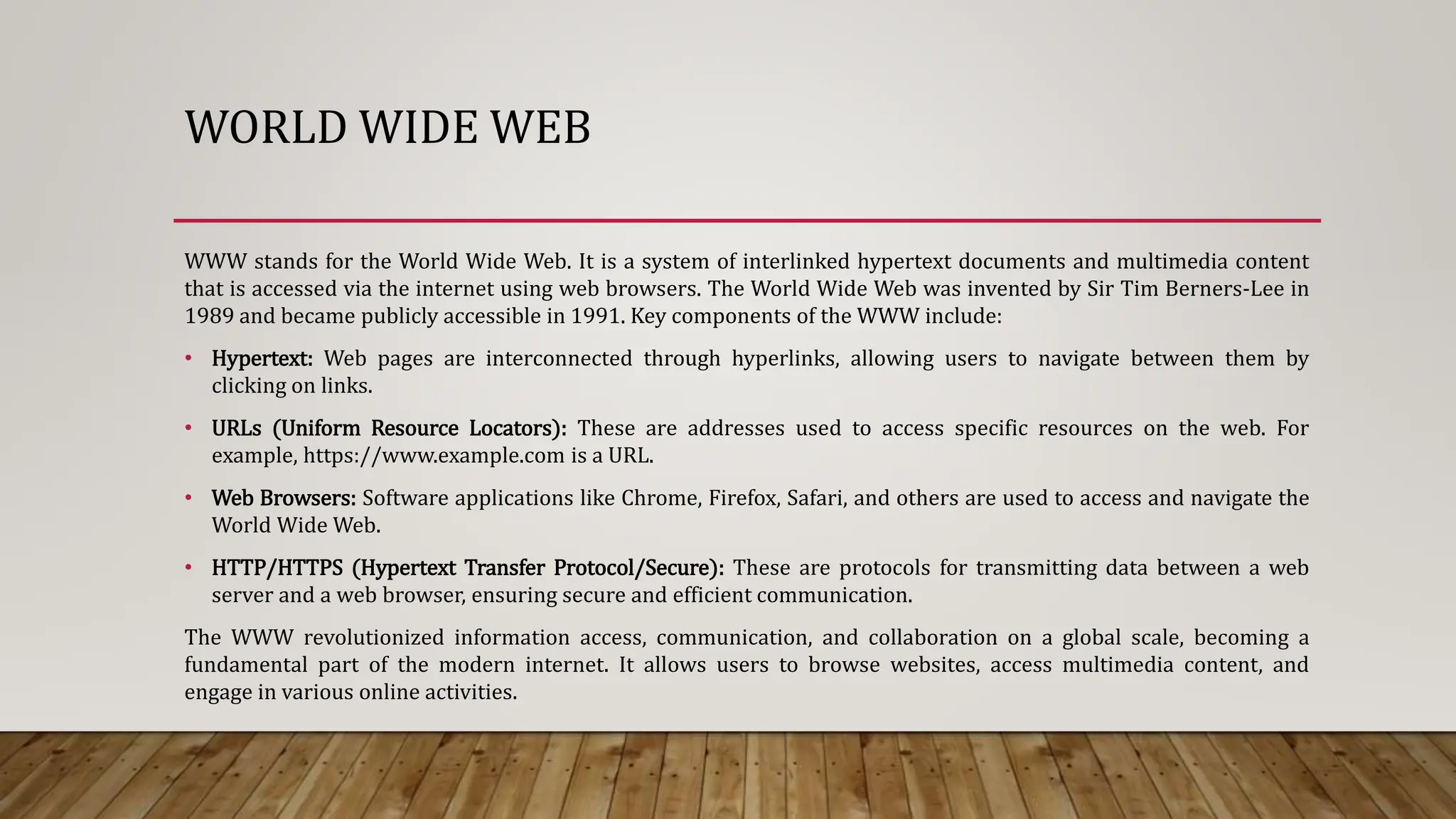 Internet Basics Notes Class 10 CBSE.pptx