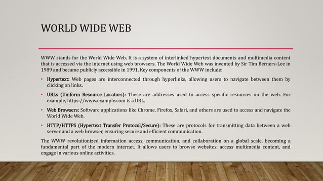 Internet Basics Notes Class 10 CBSE.pptx