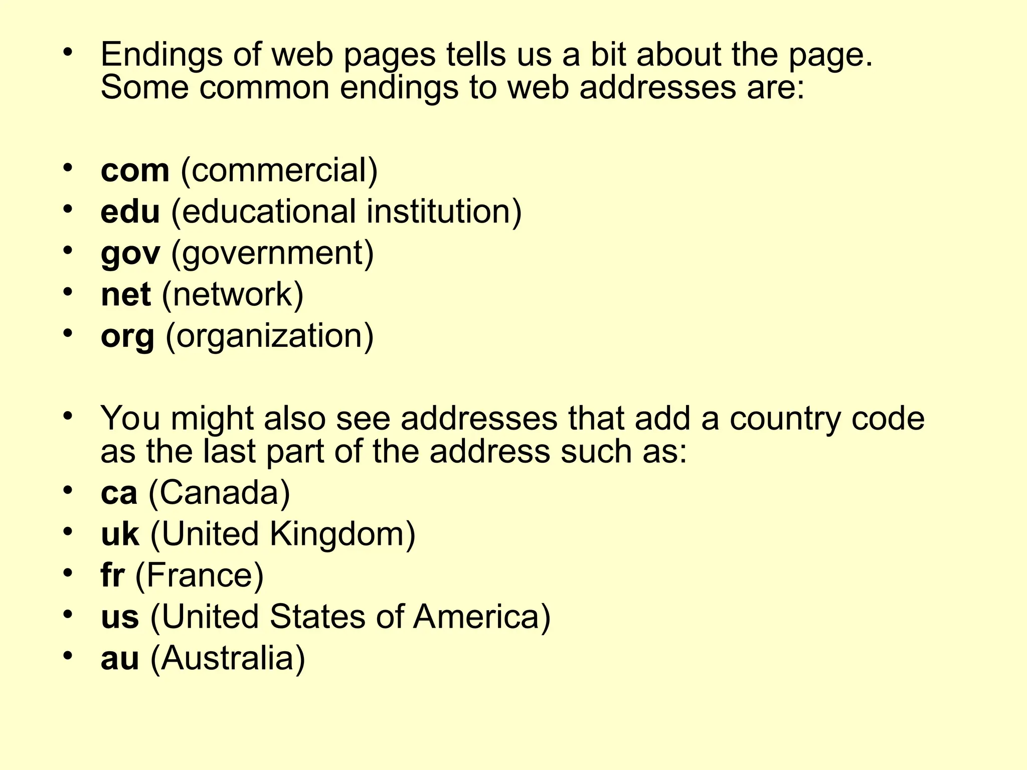 Internet Basics Powerpoint.ppt for new user | PPT