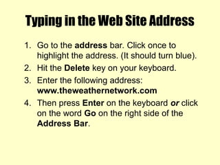 Internet Basics Powerpoint.ppt for new user | PPT
