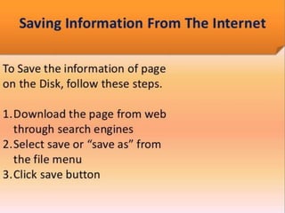 Internet browsing skills | PPTX