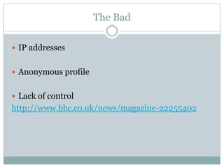 Internet browsing tracking | PPTX