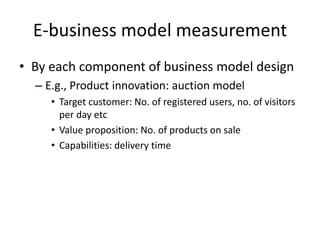 Internet business models | PPTX