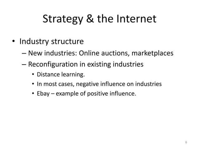 Internet business models | PPTX