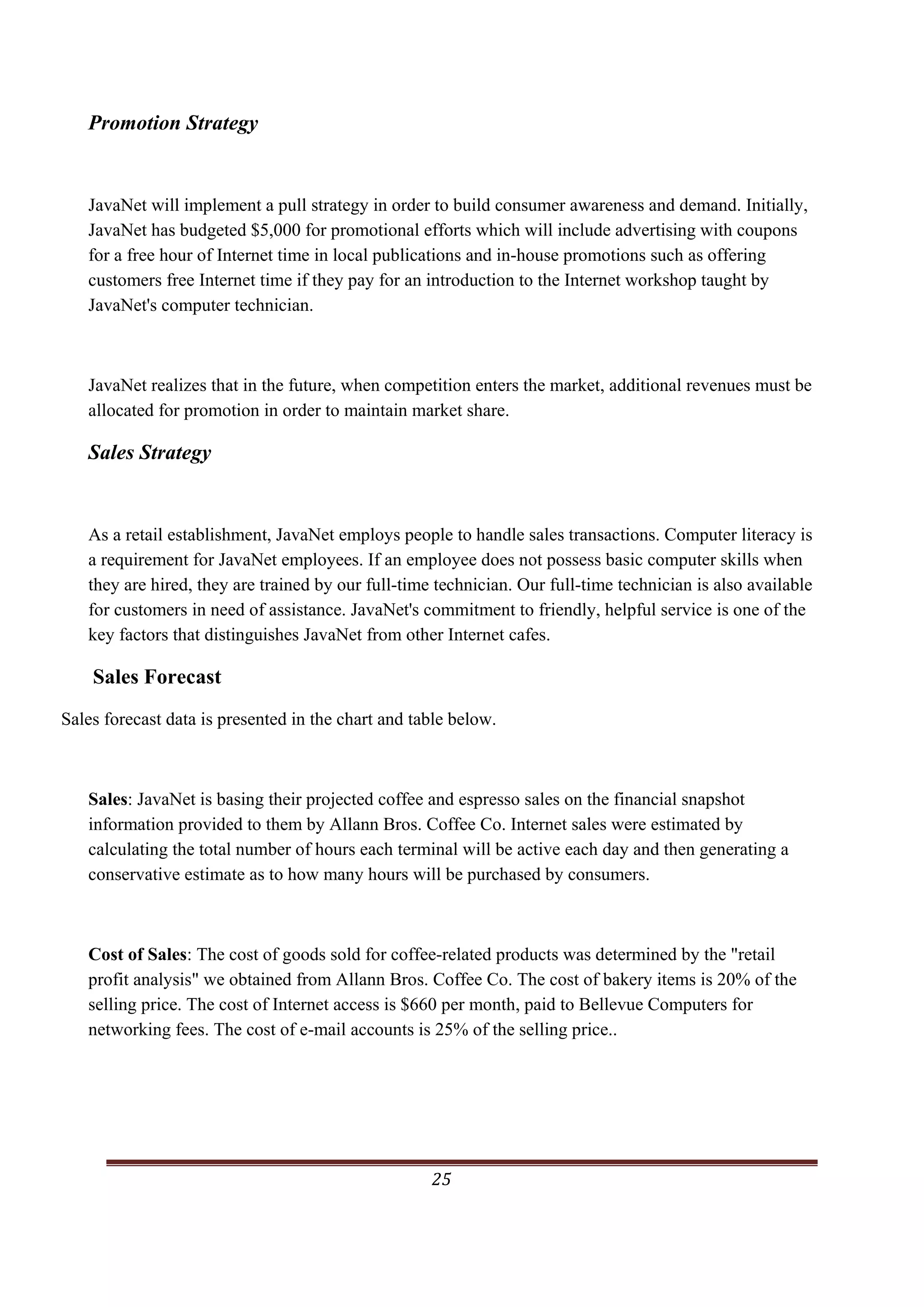 Internet cafe business plan 1 | PDF