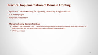Internet censorship circumvention techniques | PPTX