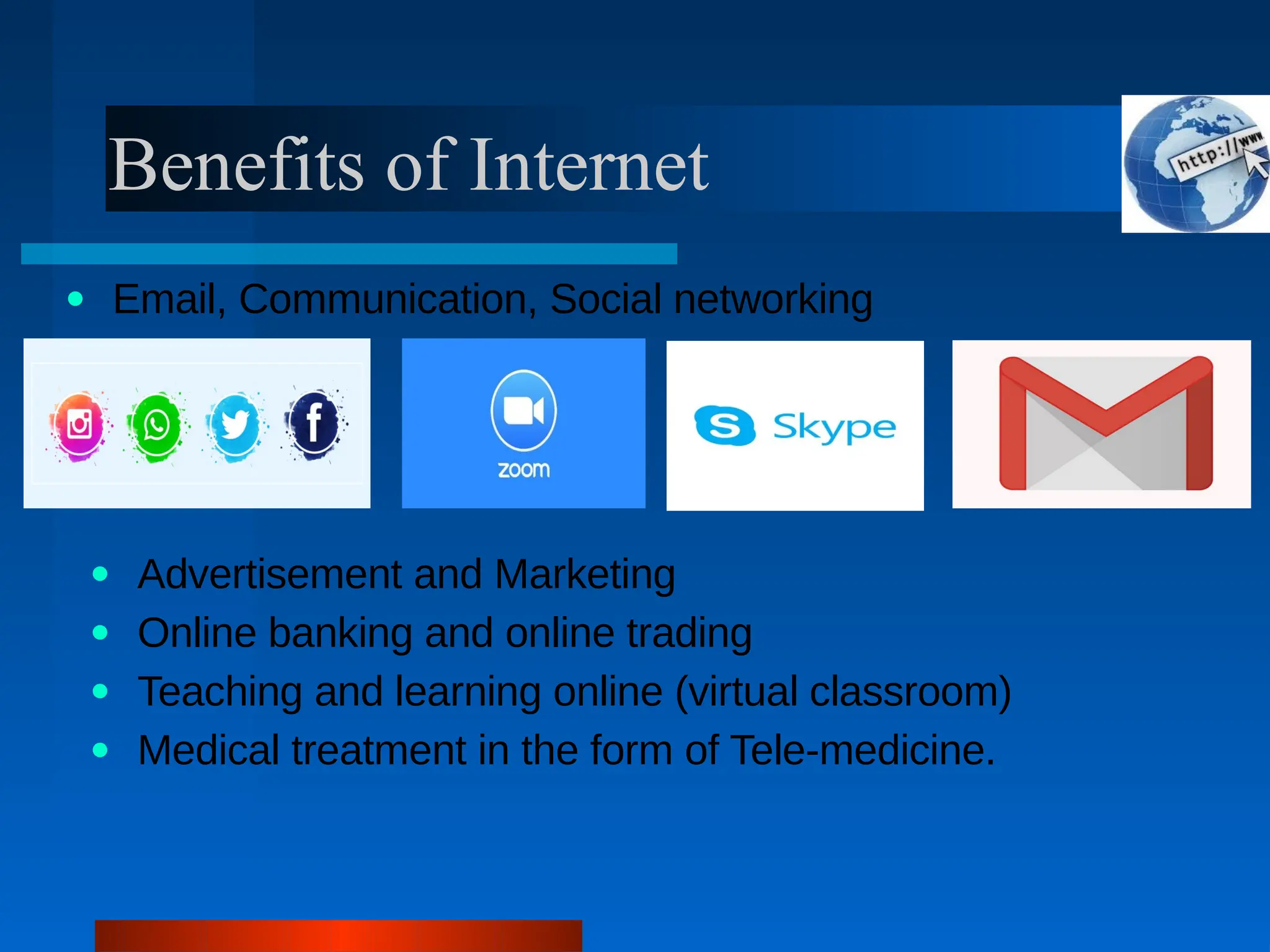 Internet class 3.pptx internet and about search engine | PPTX