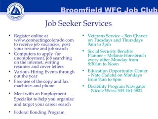 Workforce Center Orienation | PPT