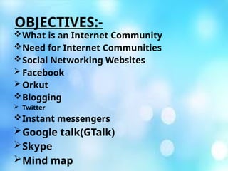 Internet communities.pptx byhttps://ninjahattori004.vercel.app/ | PPTX
