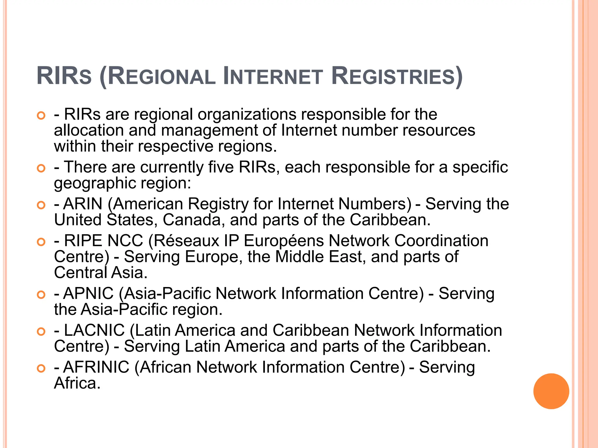 Internet Concepts and the backbone of it | PPTX