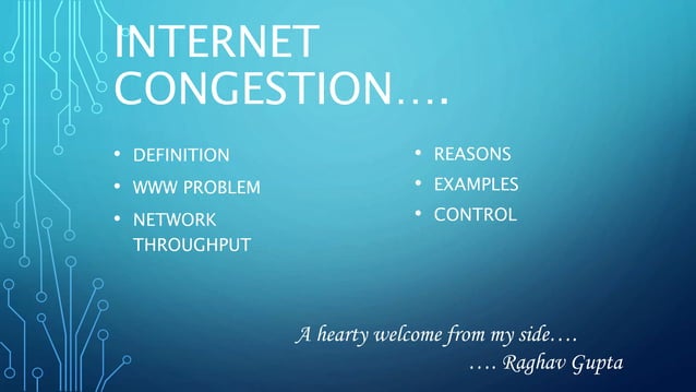 Internet congestion | PPT