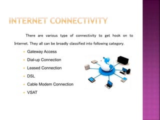 Internet connectivity | PPTX