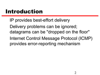 Internet control message protocol | PPT
