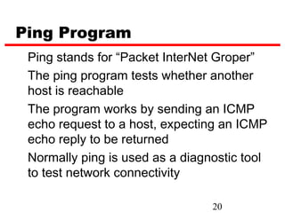 Internet control message protocol | PPT