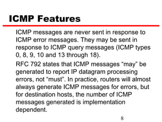 Internet control message protocol | PPT