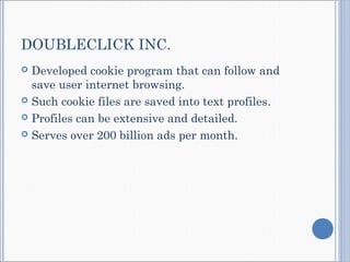 Internet cookies | PPT