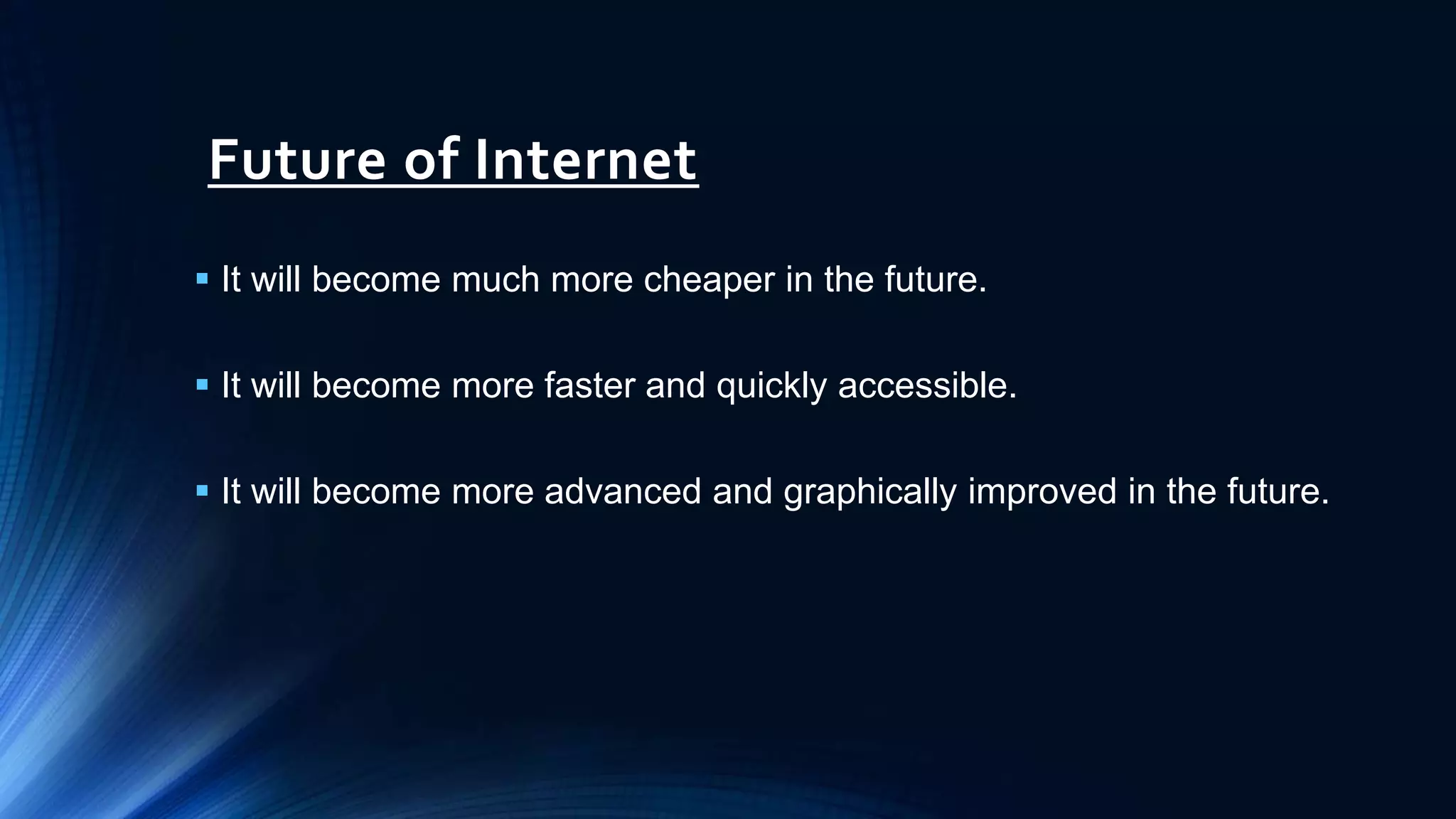 Presentation on INTERNET | PPT | PPTX