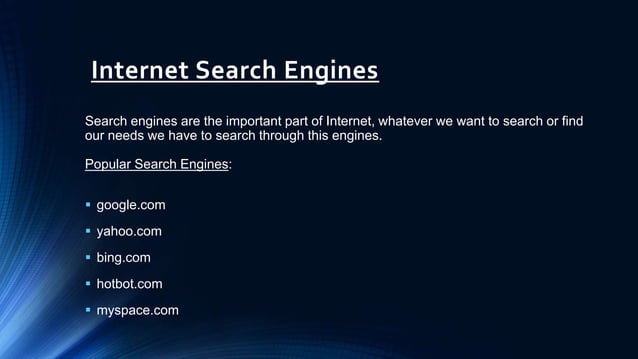 Presentation on INTERNET | PPT | PPTX | Internet | Computing