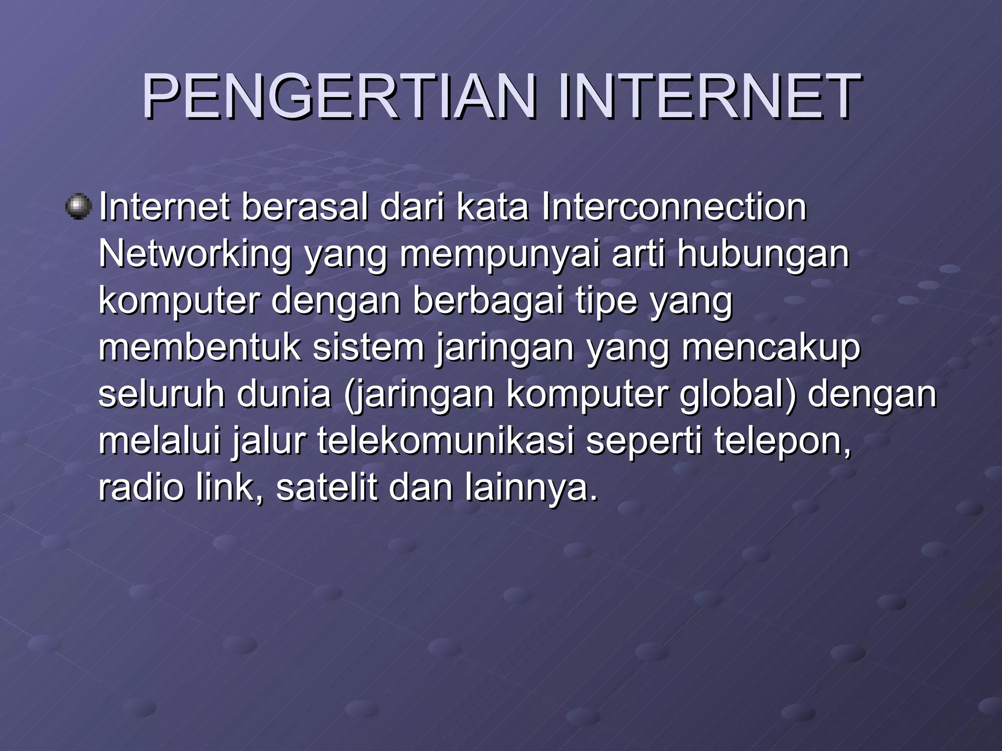 Internet dan intranet | PPT