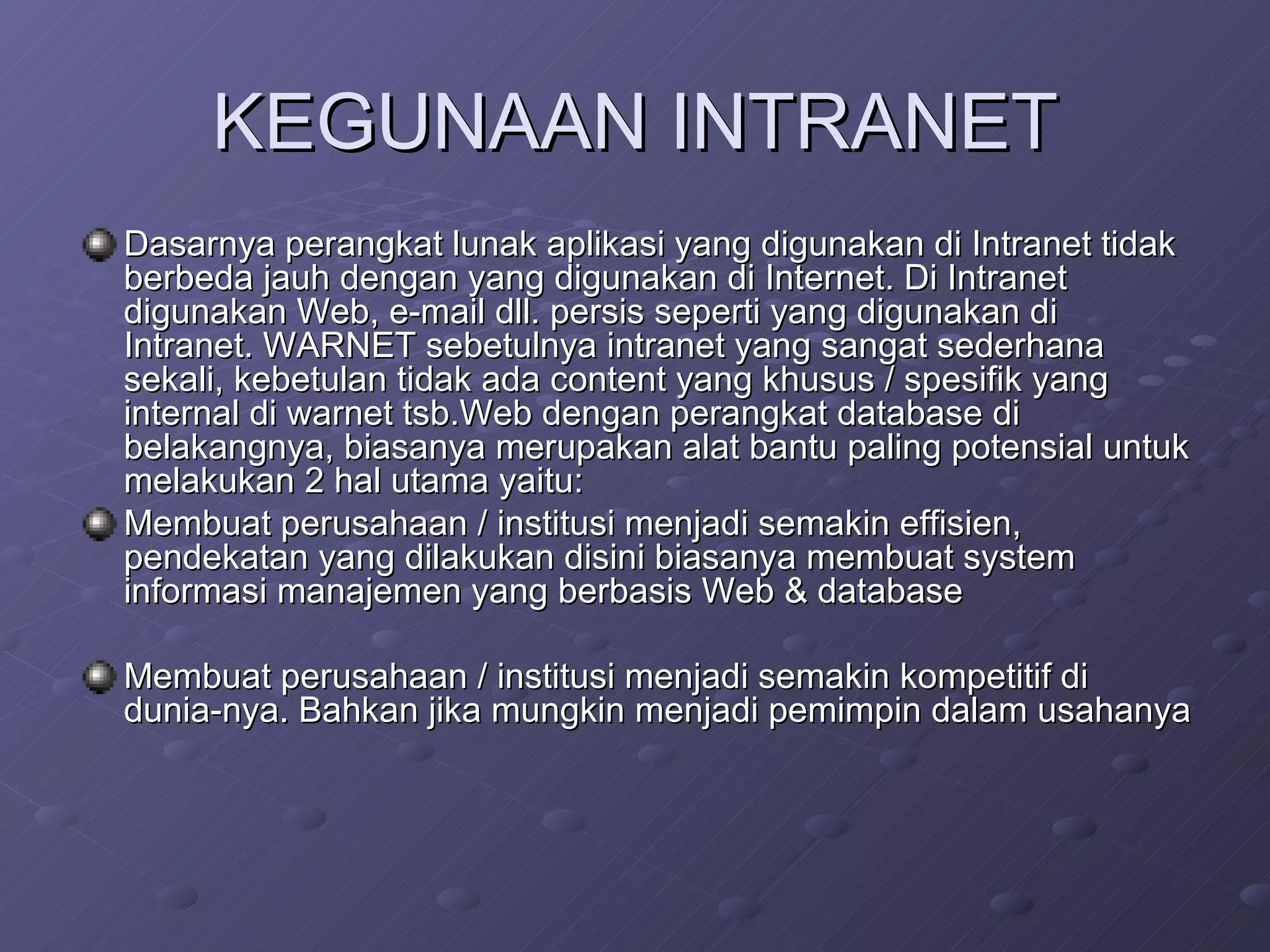 Internet dan intranet | PPT