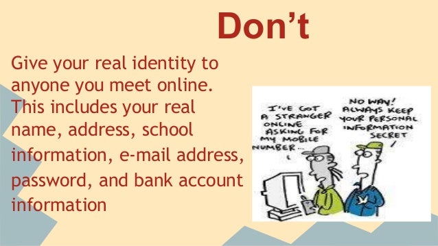 Dos And Don Ts For Internet Safety Dos And Donts Online | Unite For A