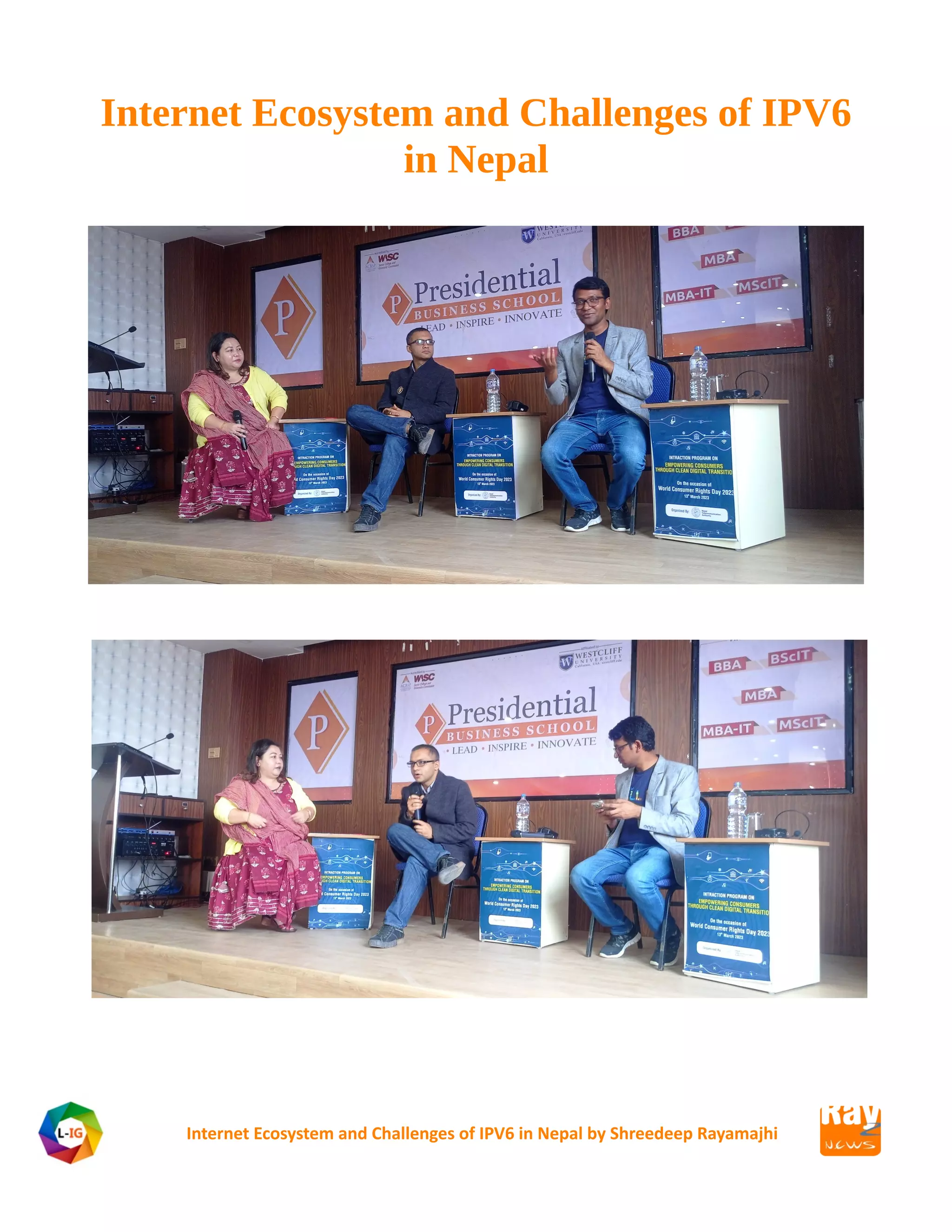 Internet Ecosystem and challenges of IPV6 in Nepal by Shreedeep ...